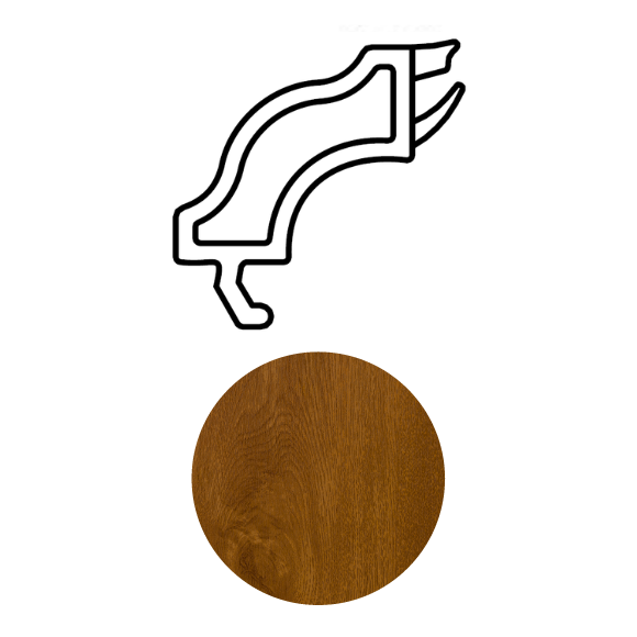 Veka Matrix 70 Ovolo UPVC Window Glazing Bead - P107167 – WindowBeads.com