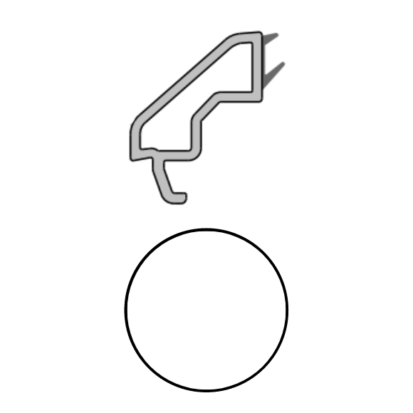 Deceuninck 2500 Traditional Flat UPVC Window Glazing Bead - 2540 ...