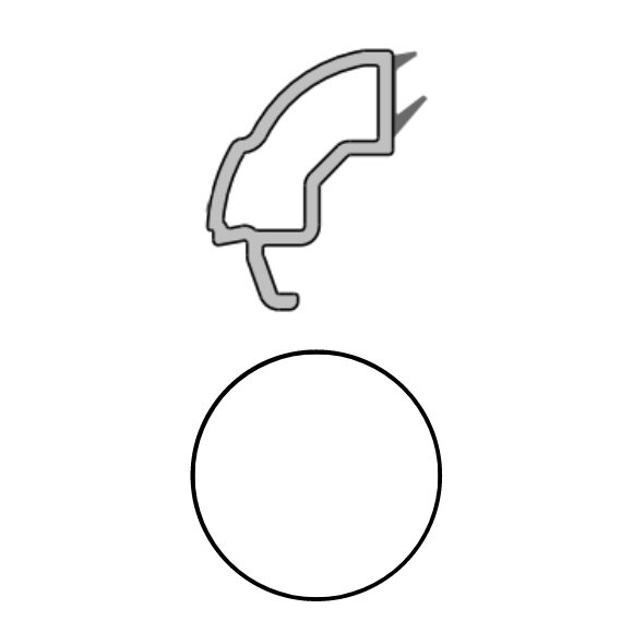 Deceuninck 2800 Heritage Ovolo UPVC Window Glazing Bead - 2840 ...