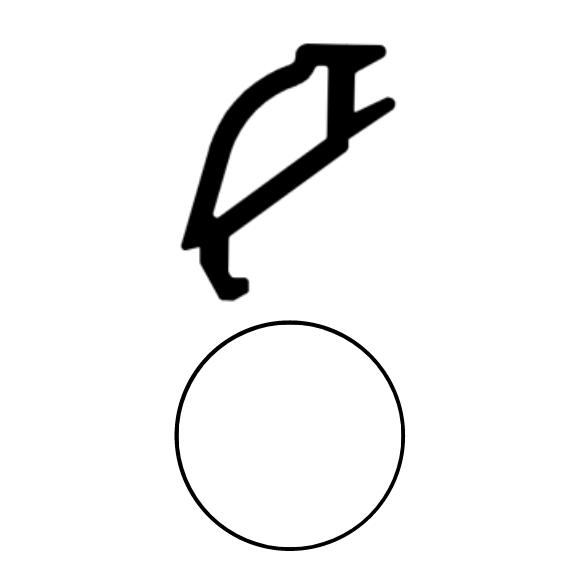 Spectus Elite 70 Ovolo UPVC Window Glazing Bead - B60 – WindowBeads.com