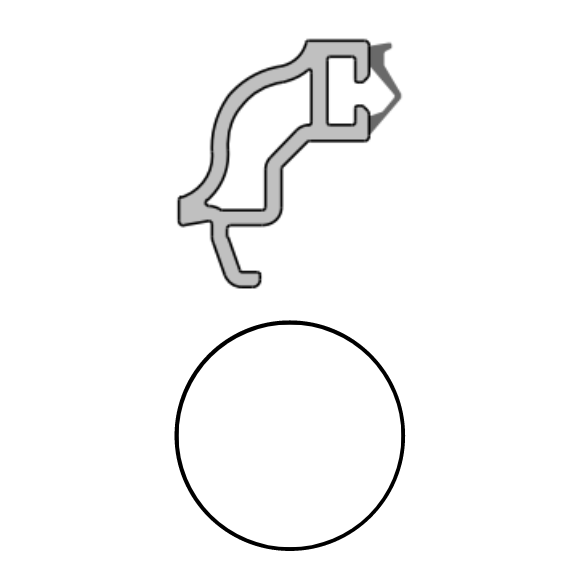 Deceuninck 2500 Traditional Ovolo UPVC Window Glazing Bead - 3027 ...